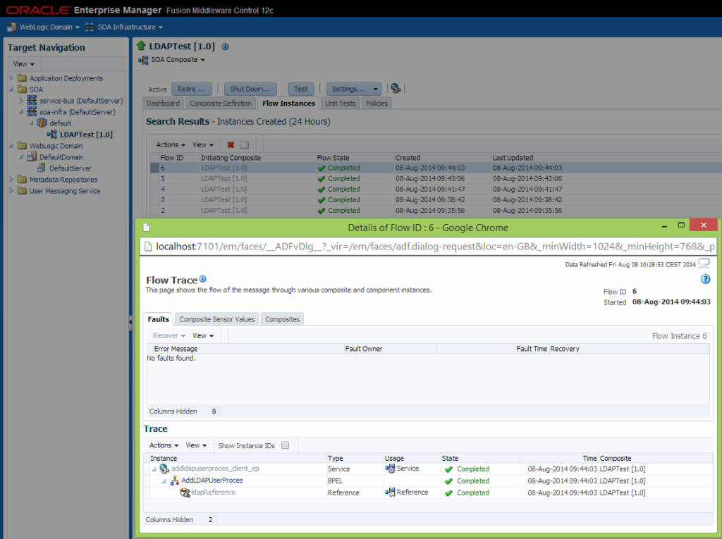 Oracle SOA Suite 12c: The LDAPAdapter quick and easy