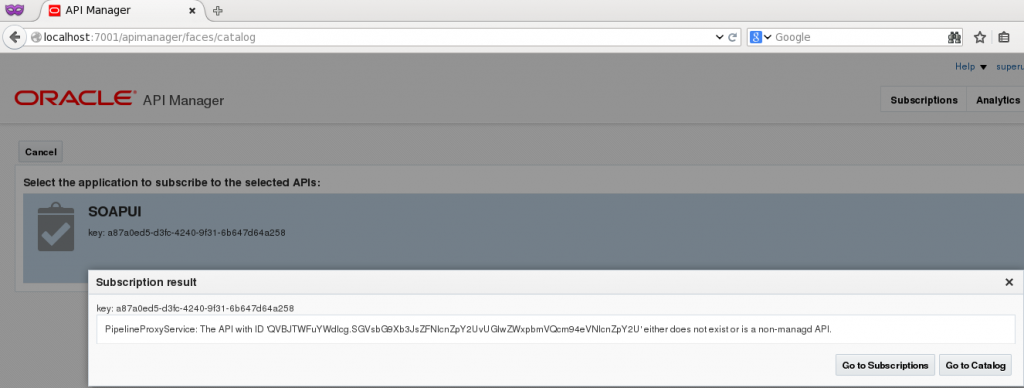 Oracle has introduced API Manager!