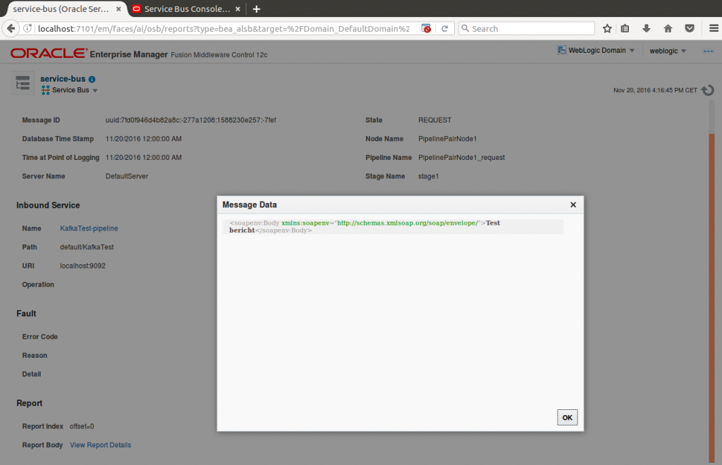 Oracle Service Bus: A quickstart for the Kafka transport - Conclusion ...