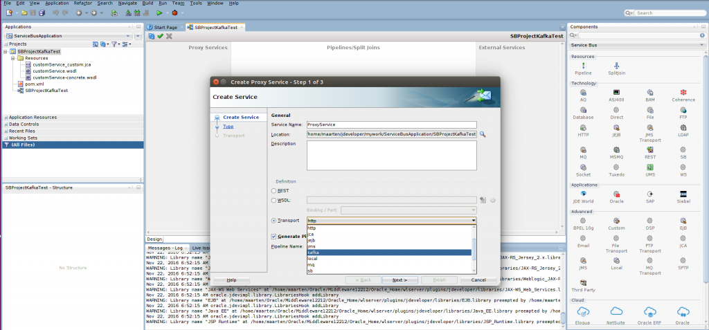 Oracle Service Bus: A quickstart for the Kafka transport - Conclusion AMIS Technology Blog