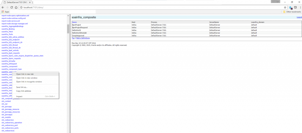 Weblogic Server Automate Obtaining Performance Metrics From The Dms 1971