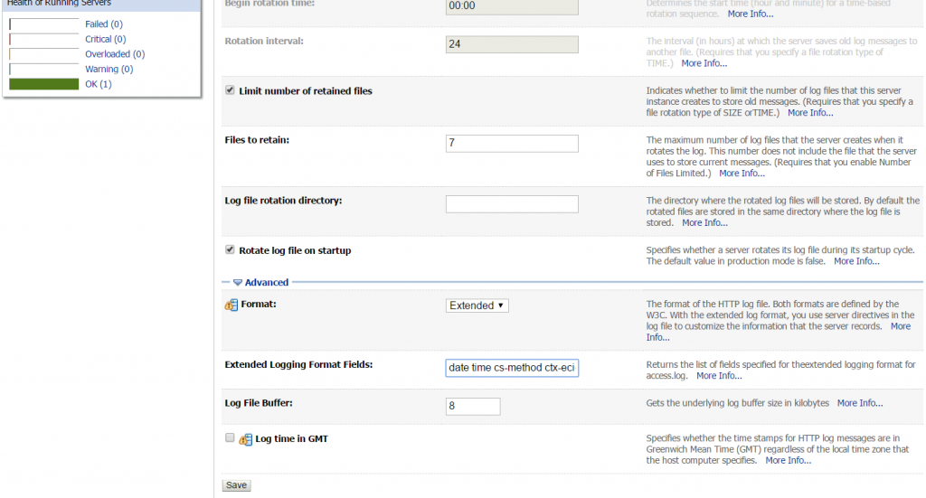 WebLogic Server: Logging the SOAP action in the access.log - Conclusion AMIS Technology Blog
