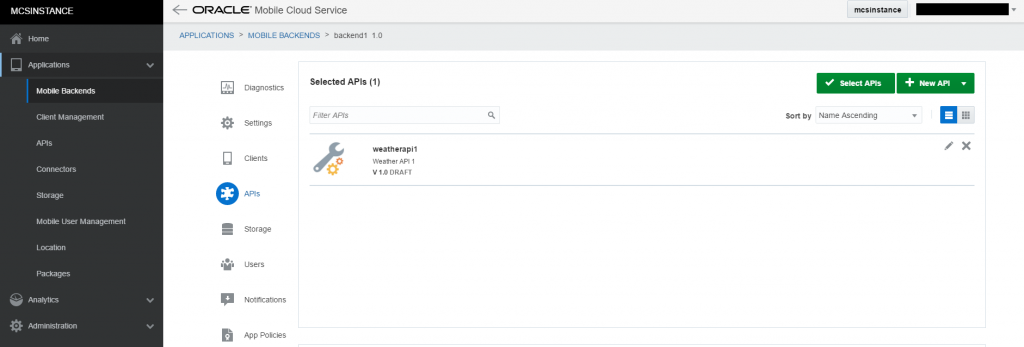 Oracle Mobile Cloud Service (MCS). Implementing custom APIs using ...