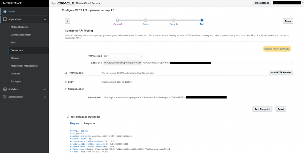 Oracle Mobile Cloud Service (MCS). Implementing custom APIs using ...
