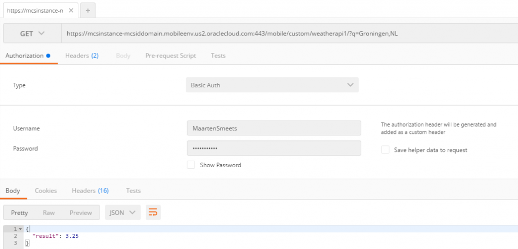 Cloud Oracle Mobile Cloud Service (MCS). Implementing custom APIs using ...