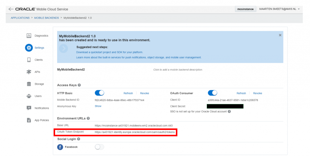 Oracle Mobile Cloud Service (MCS): An introduction to API security: Basic Authentication and ...