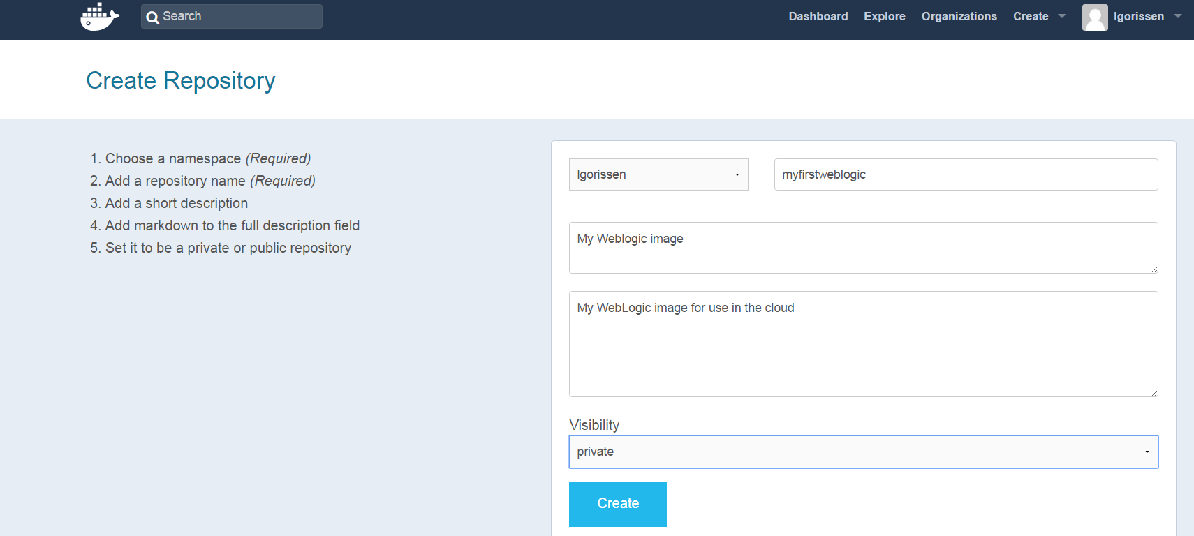 Docker Weblogic Images On Local Linux