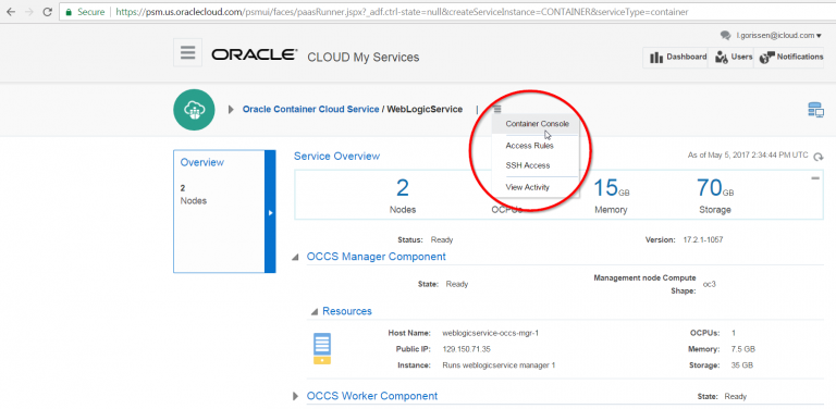 Cloud Docker, WebLogic Image on Oracle Container Cloud Service - AMIS, Data Driven Blog - Oracle ...