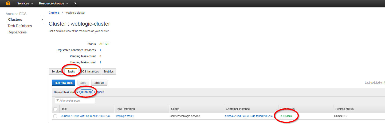 Docker, WebLogic Image on Amazon EC2 Container Service - Conclusion ...