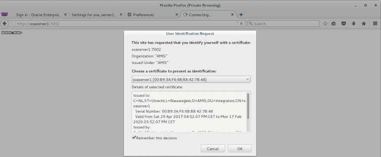 Oracle Weblogic Server Oracle Soa Suite Two Way Ssl With Tls12 Made Easy Slightly Less