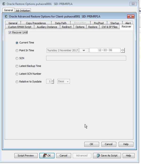 Crash recovery of Oracle databases using Commvault - Conclusion AMIS ...
