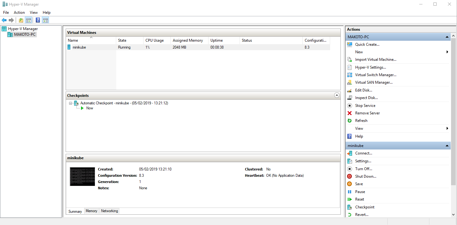 Minikube on Windows. Hyper-V vs Vagrant/VirtualBox