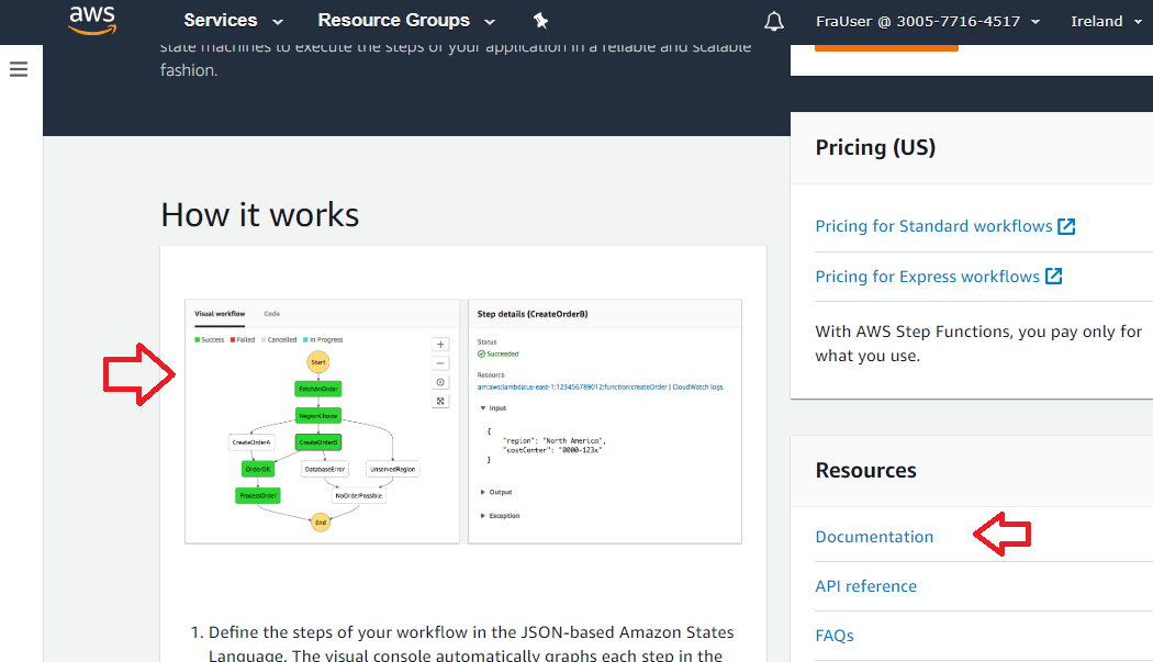 AWS Shop example: step functions - Conclusion AMIS Technology Blog