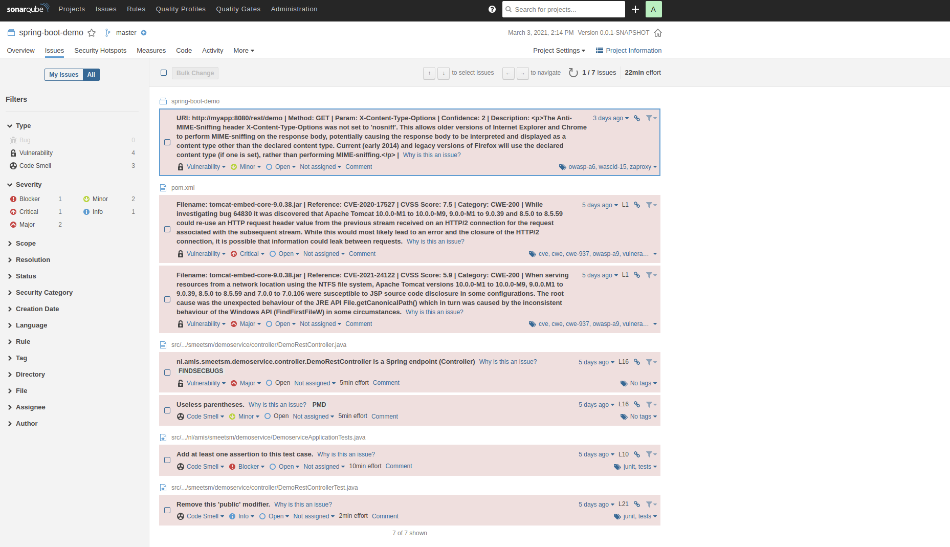 Java Security: Open Source tools for use in CI/CD pipelines