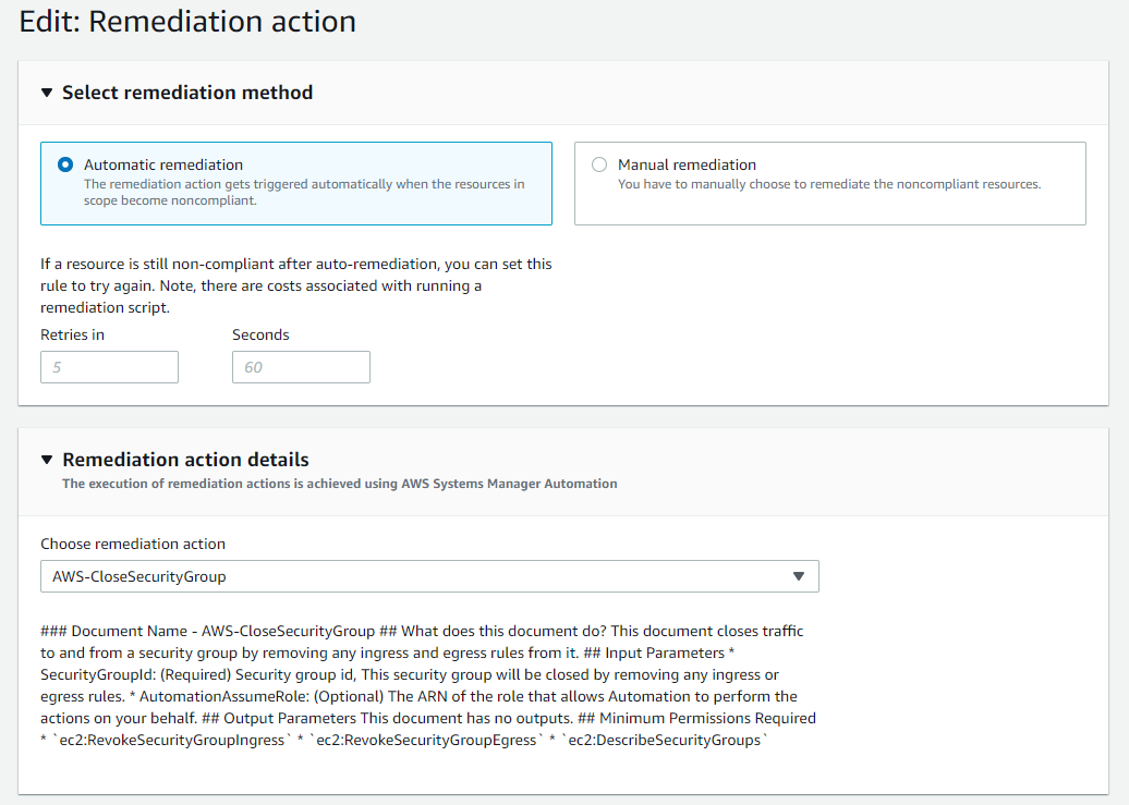AWS Config automated remediation - Conclusion AMIS Technology Blog