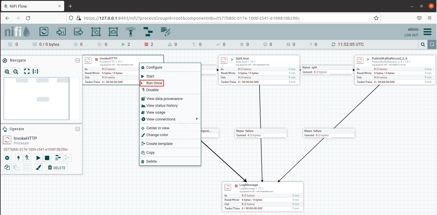 Apache NiFi: Reading COVID data from a REST API and producing it to a Kafka topic