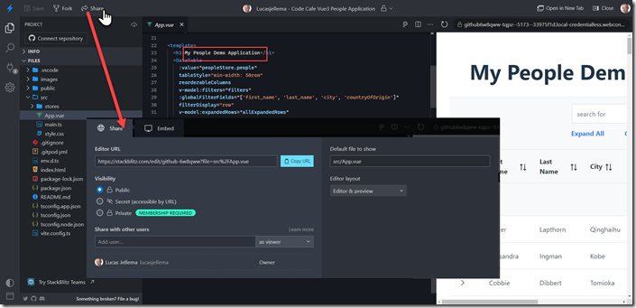Inspect, Develop and Run Web Applications & Node backend in your browser with StackBlitz ...