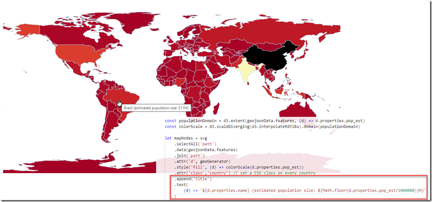 Create Interactive World Map to Visualize Country Data - Conclusion ...