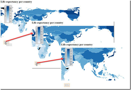 World Map Data Visualization with d3.js, GeoJSON and SVG–zooming and panning and dragging ...