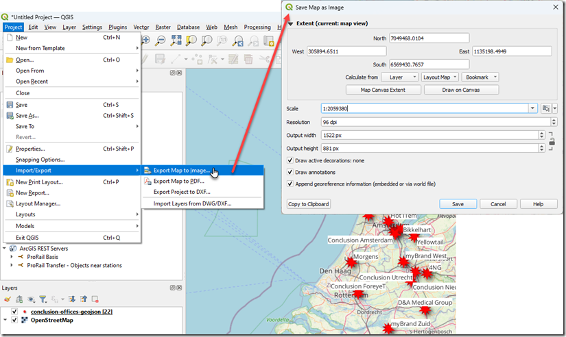 Using CartoDB and OpenStreetMap in QGIS - Conclusion AMIS Technology Blog