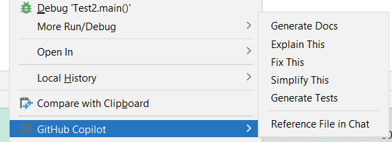 Using GitHub Copilot in IntelliJ IDEA - Conclusion AMIS Technology Blog