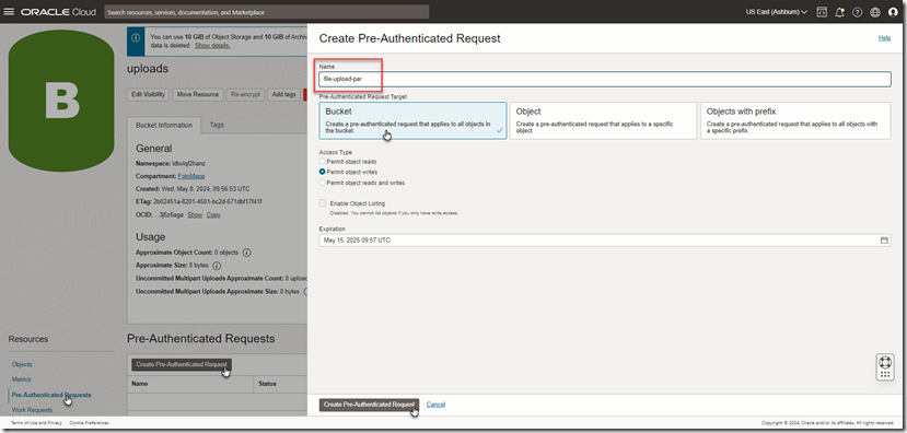 Post files to OCI Object Storage Bucket via API Gateway - Conclusion ...