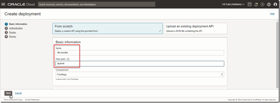 Post files to OCI Object Storage Bucket via API Gateway - Conclusion AMIS Technology Blog