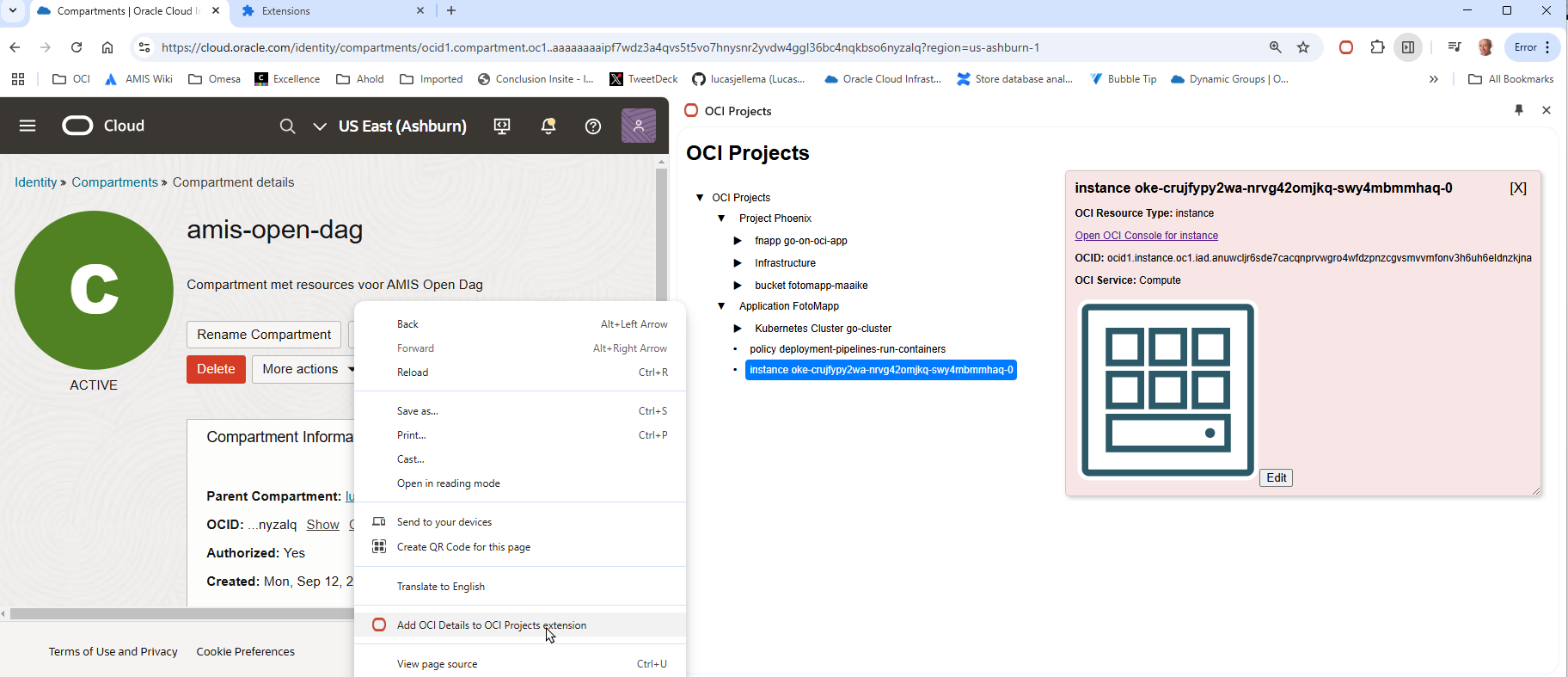 Oracle Cloud Projects Browser Extension - Conclusion AMIS Technology Blog