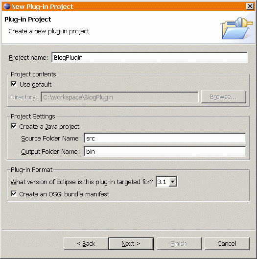 Writing your own Eclipse plugin: How to show the blog headlines in ...