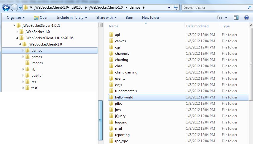 First steps with jWebSocket - open source Java framework for WebSockets - installation and ...
